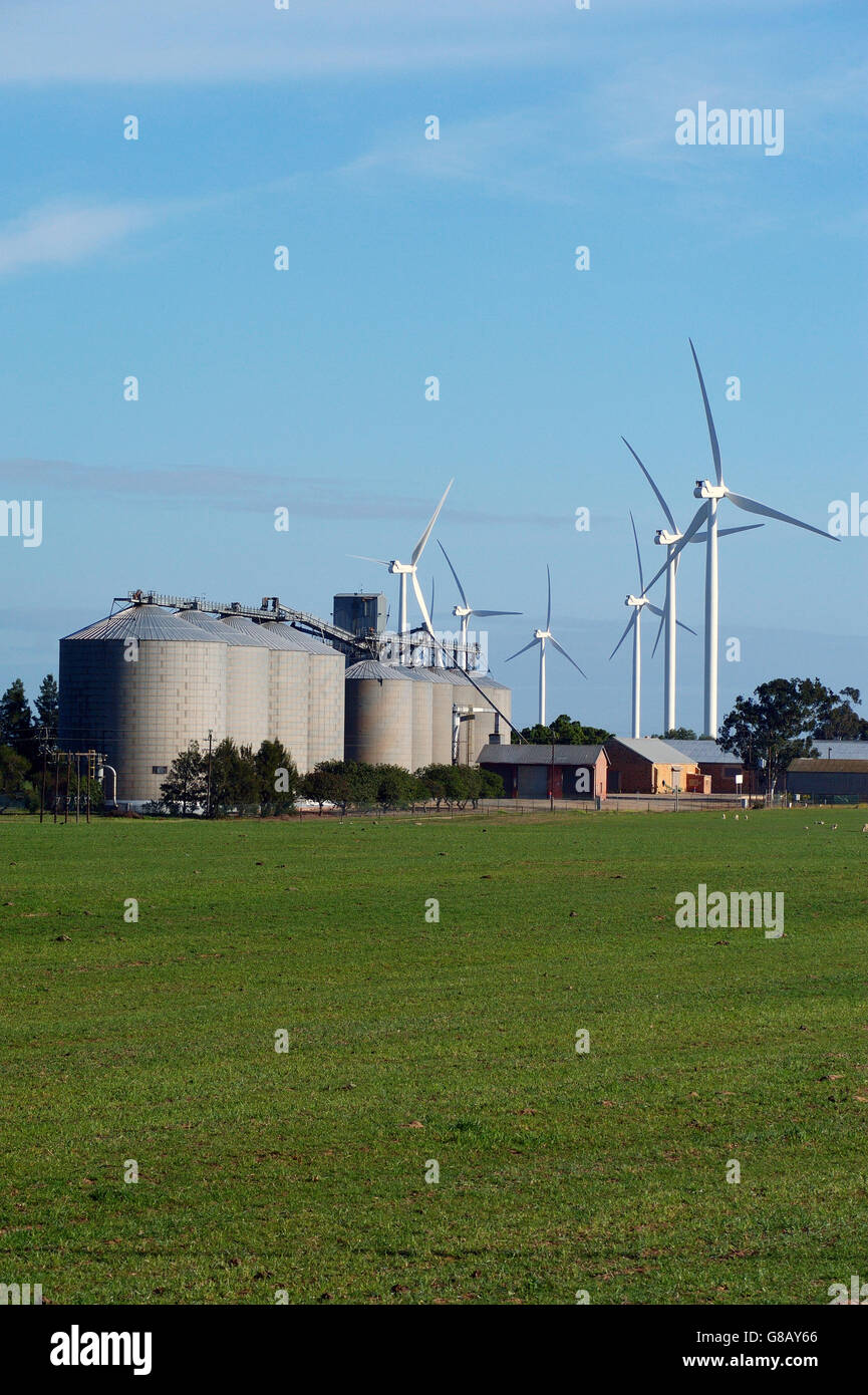 66MW windfarm, Hopefield, Saldana, Western Cape, South Africa Stock ...