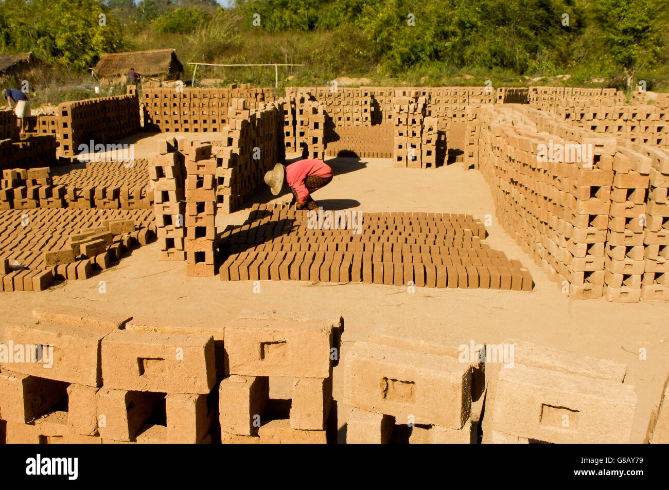 Asia - Burma - Keng Tung - Burma, Shan state - Brick Factory manual ...