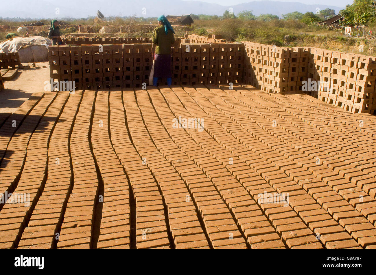Asia - Burma - Keng Tung - Burma, Shan state - Brick Factory manual ...