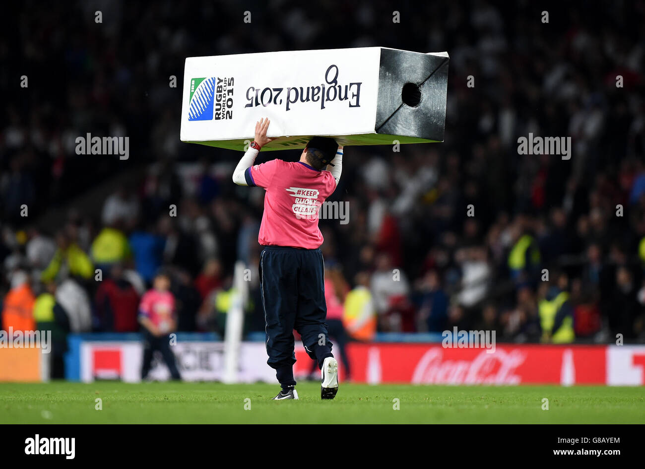 Ampics rugby union brand branded sign signage gv general view hi-res ...