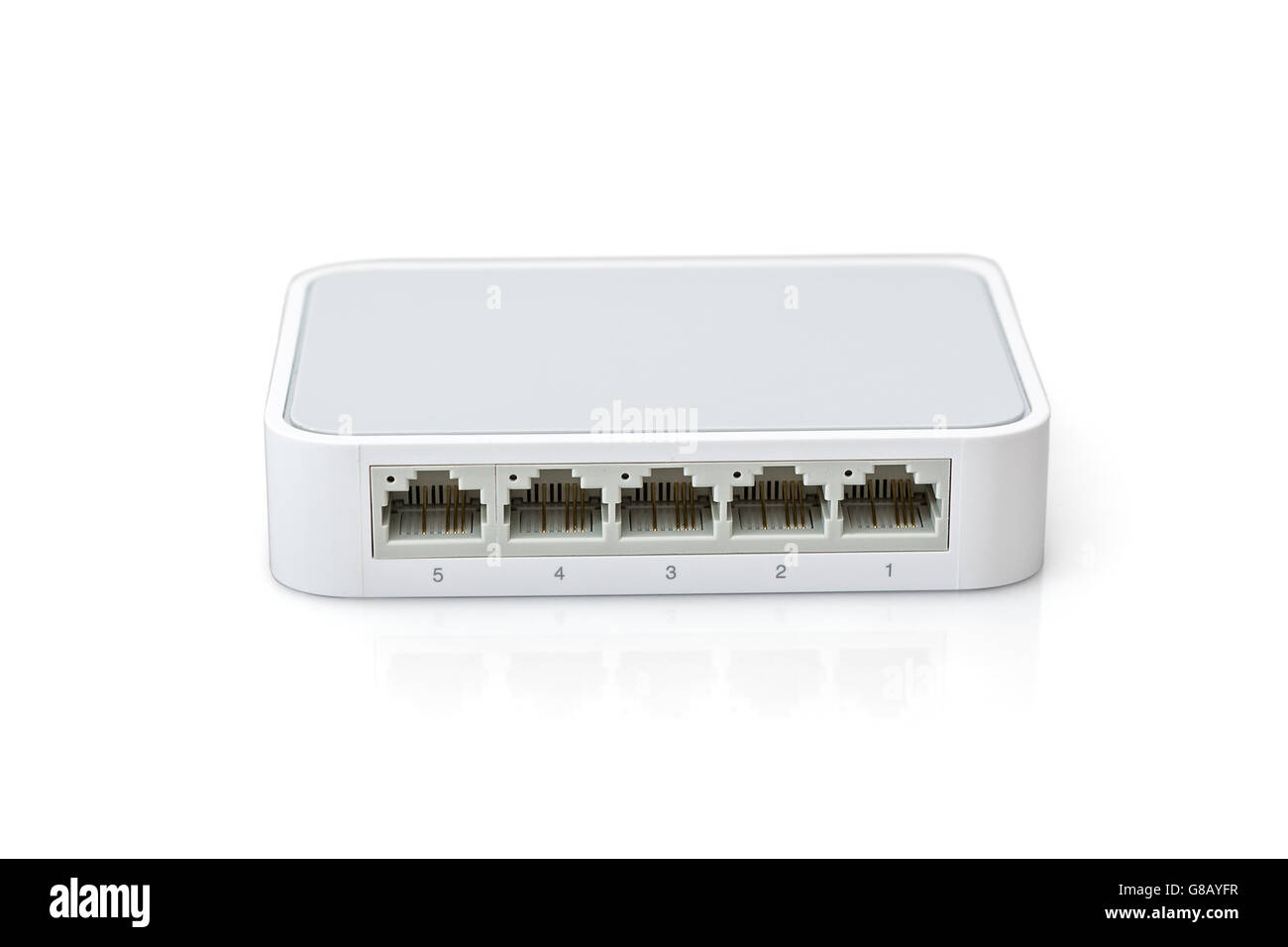 Network switch isolated Cut Out Stock Images & Pictures - Alamy