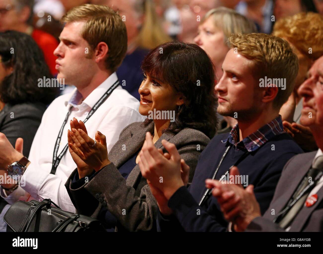 The wife of labour party leader jeremy corbyn hi-res stock photography ...