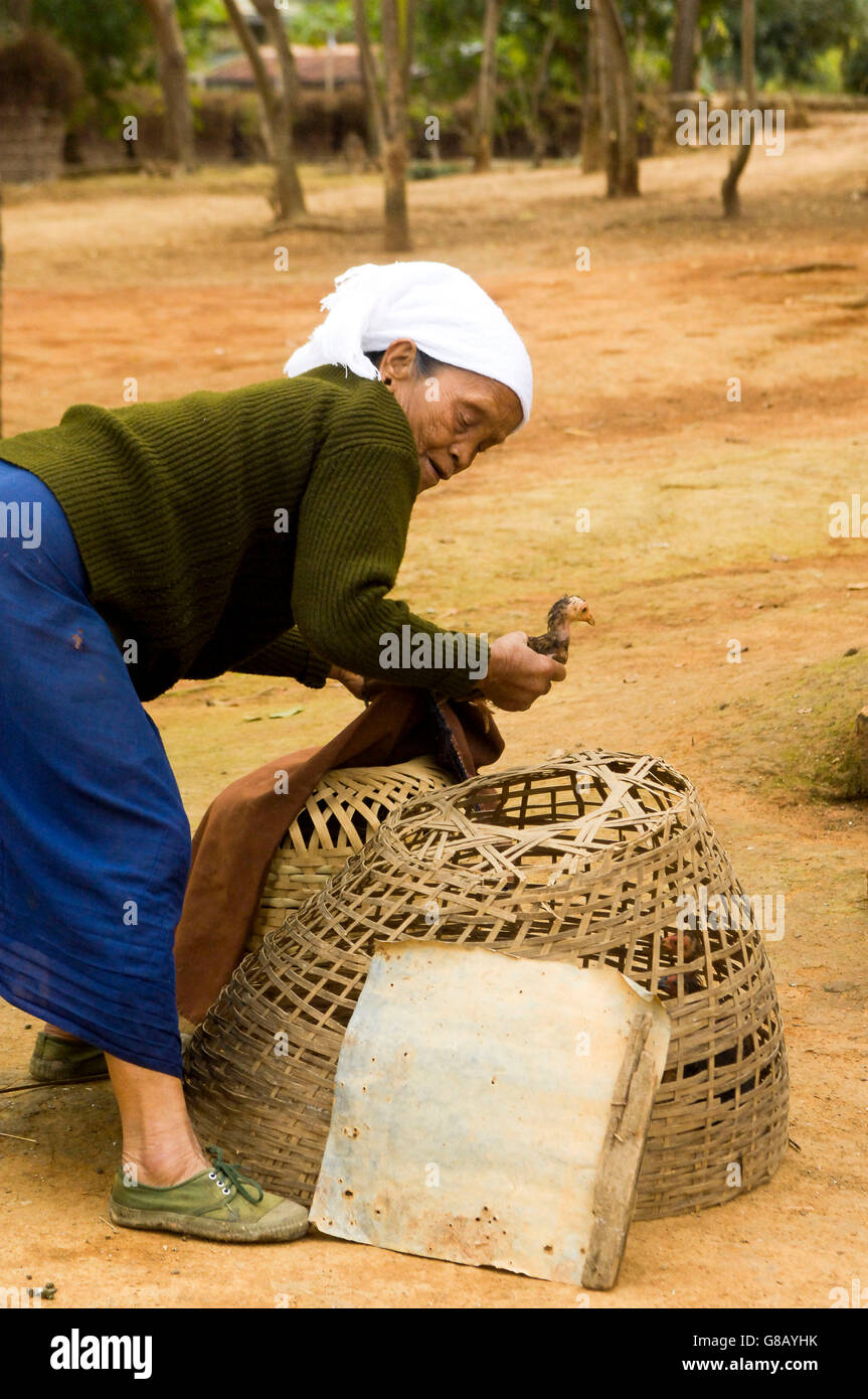 Asia, Myanmar, Keng Tung, leprosy Camp Nyaung Kan, run by the Sisters ...
