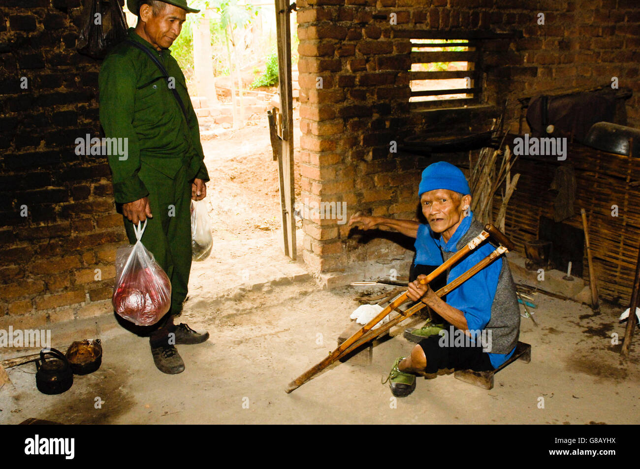 Asia, Myanmar, Keng Tung, leprosy Camp Nyaung Kan, run by the Sisters ...