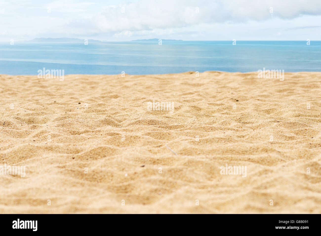 beautiful sand beach Stock Photo - Alamy