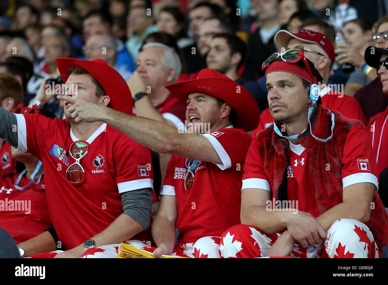 Rugby union crowd fans spectators hi-res stock photography and images ...