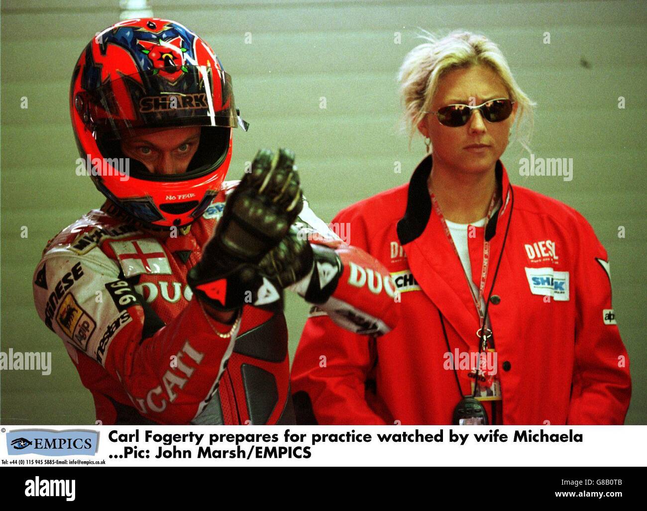 Carl Fogarty And Michaela Fogarty High Resolution Stock Photography and ...