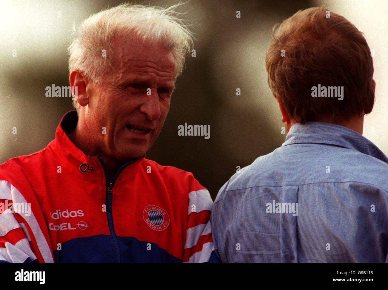Soccer - Bayern Munich Training. Giovanni Trapattoni, Bayern Munich ...