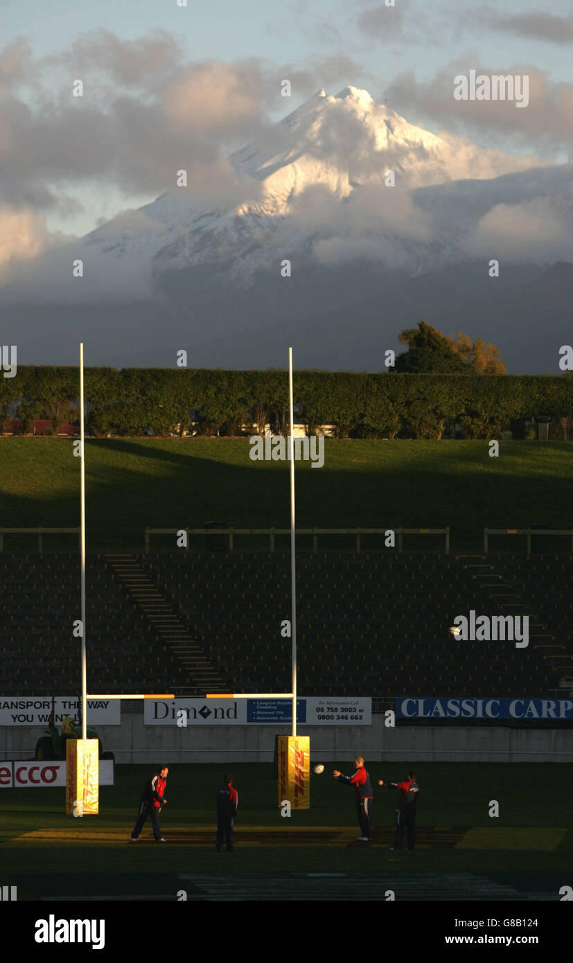 Rugby Union - Taranaki v The British & Irish Lions - Training Session ...