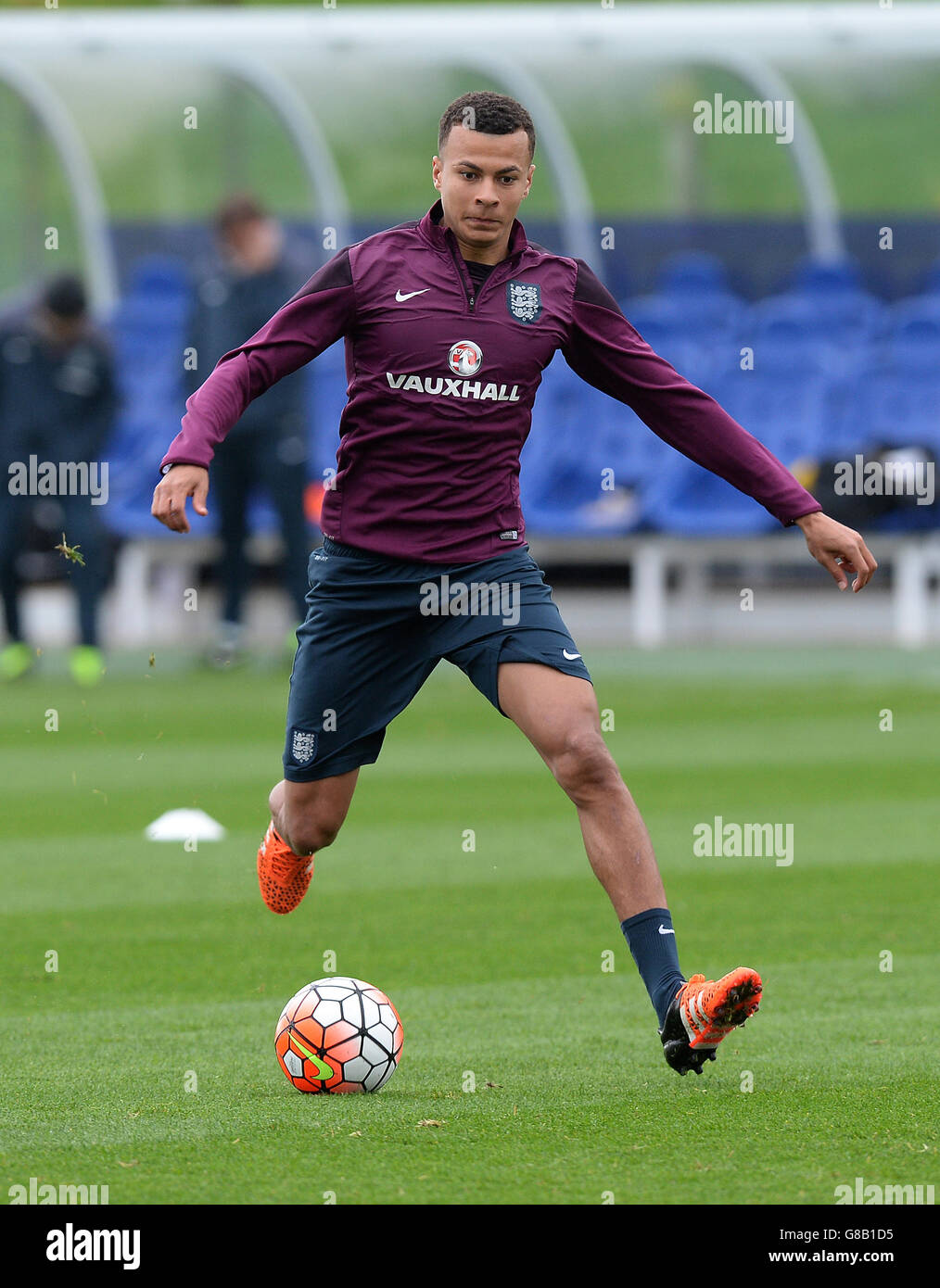 England's Dele Alli during a training session at St George's Park ...