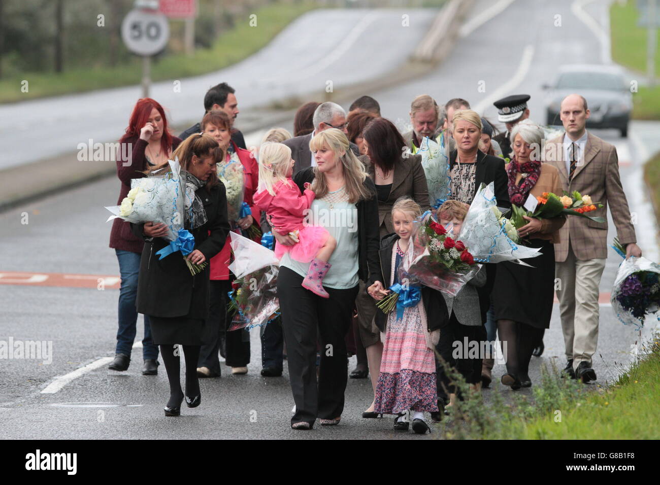 Policeman hit-and-run death Stock Photo - Alamy