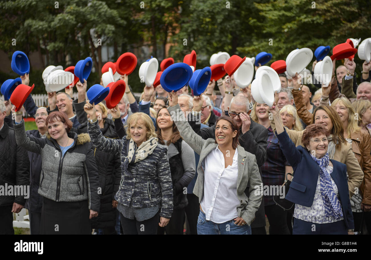 110 National Lottery winners from across the UK gather at Bernie Spain ...