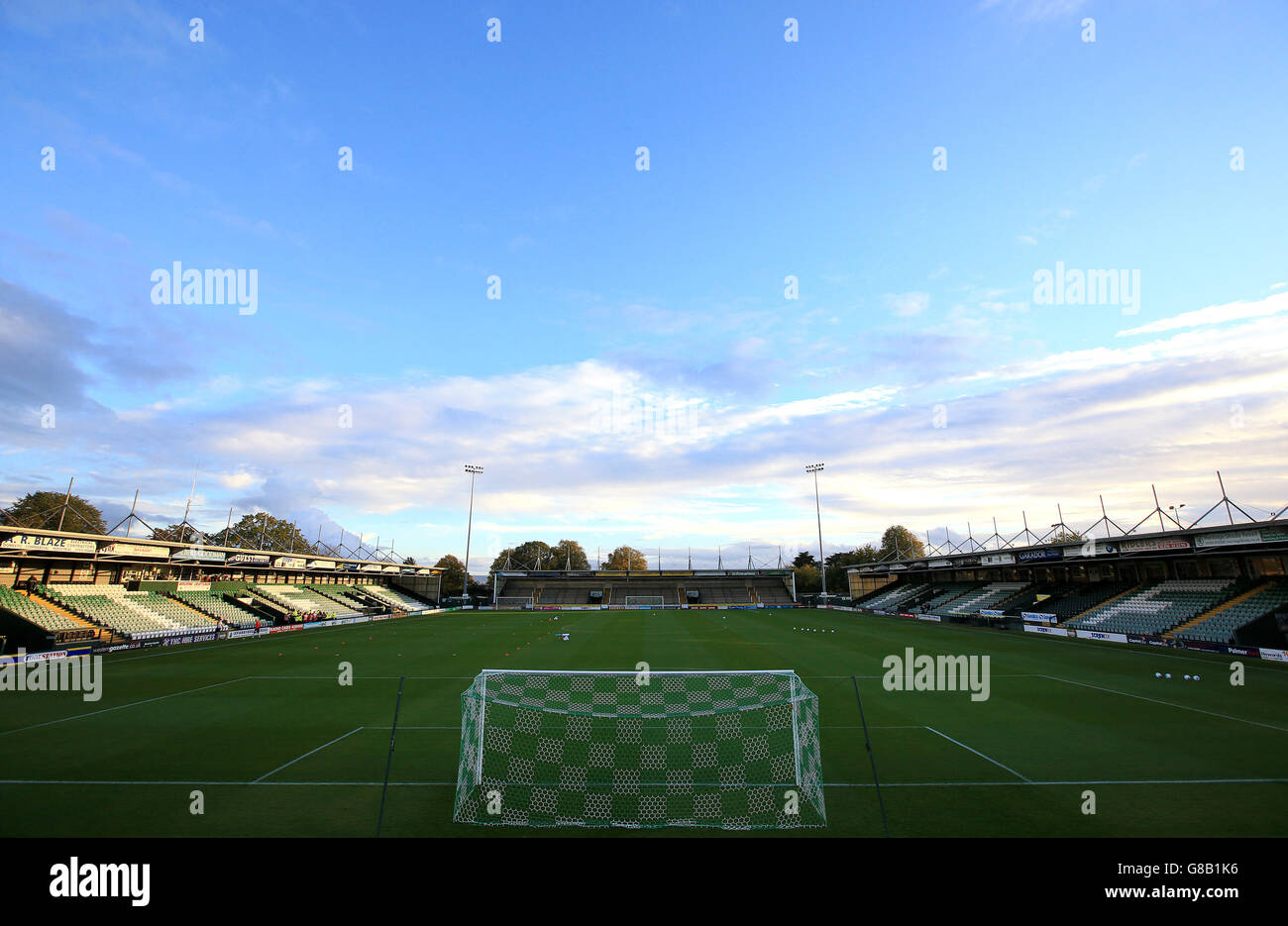 A view of huish park hi-res stock photography and images - Alamy