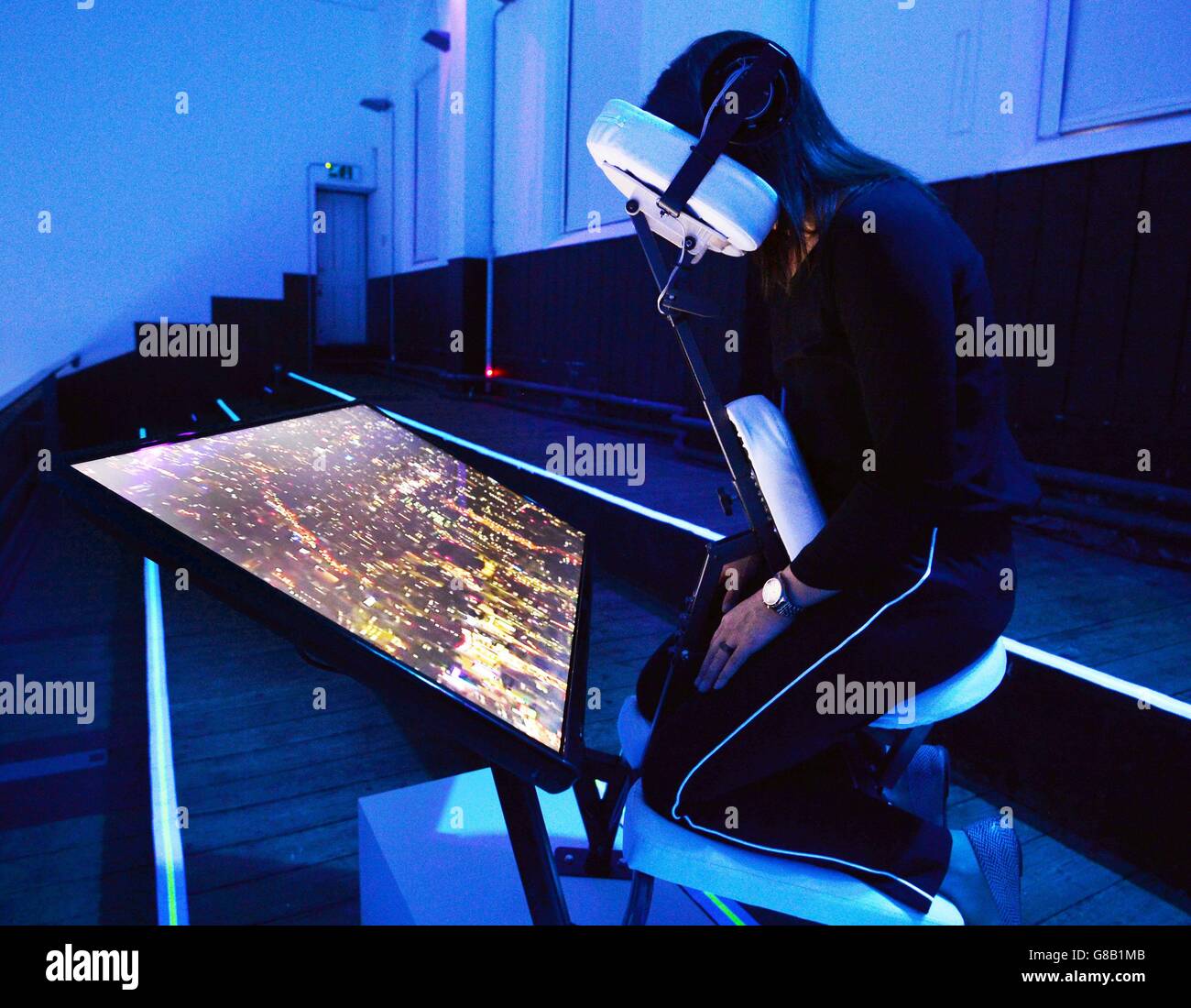 Part of his exhibition showcasing his interactive art installations hi ...