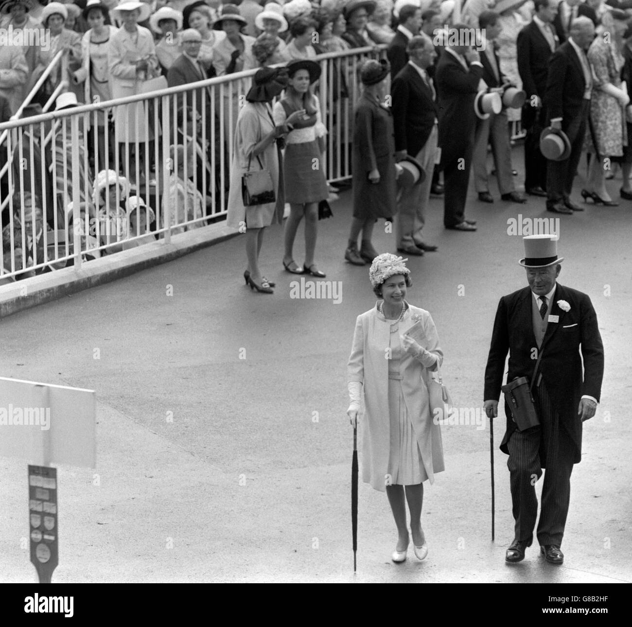Royalty - Royal Ascot Race Meeting - Queen Elizabeth II - London Stock ...