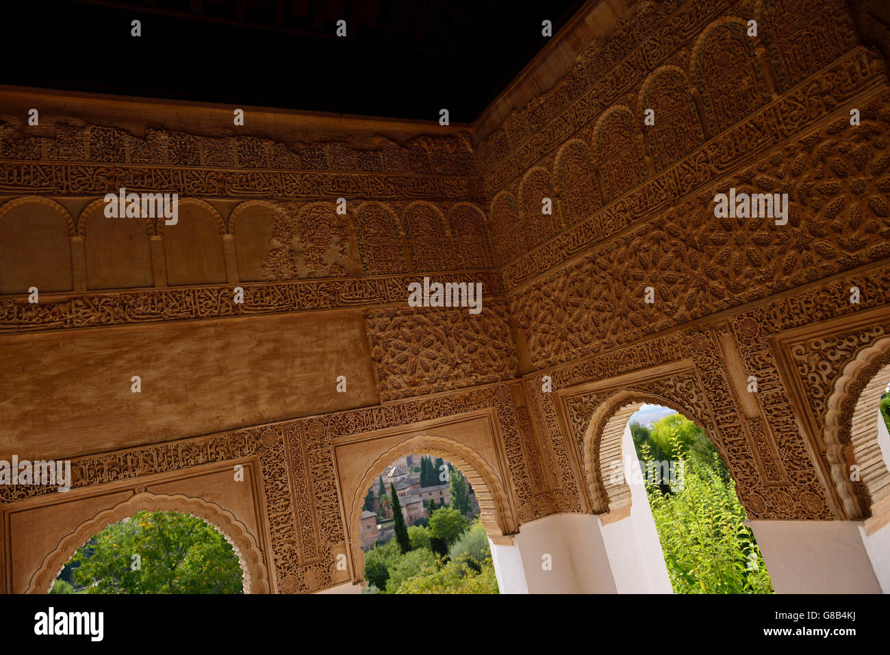 Court of the Water Channel, Generalife, Alhambra, Granada, Andalusia ...