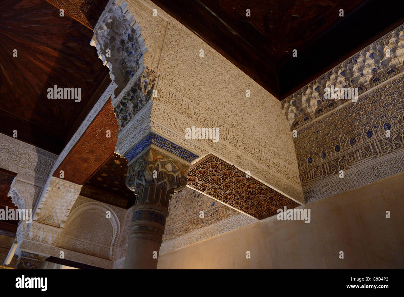 Sala de Mexuar, Nasrid Palaces, Alhambra, Granada, Andalusia, Spain ...