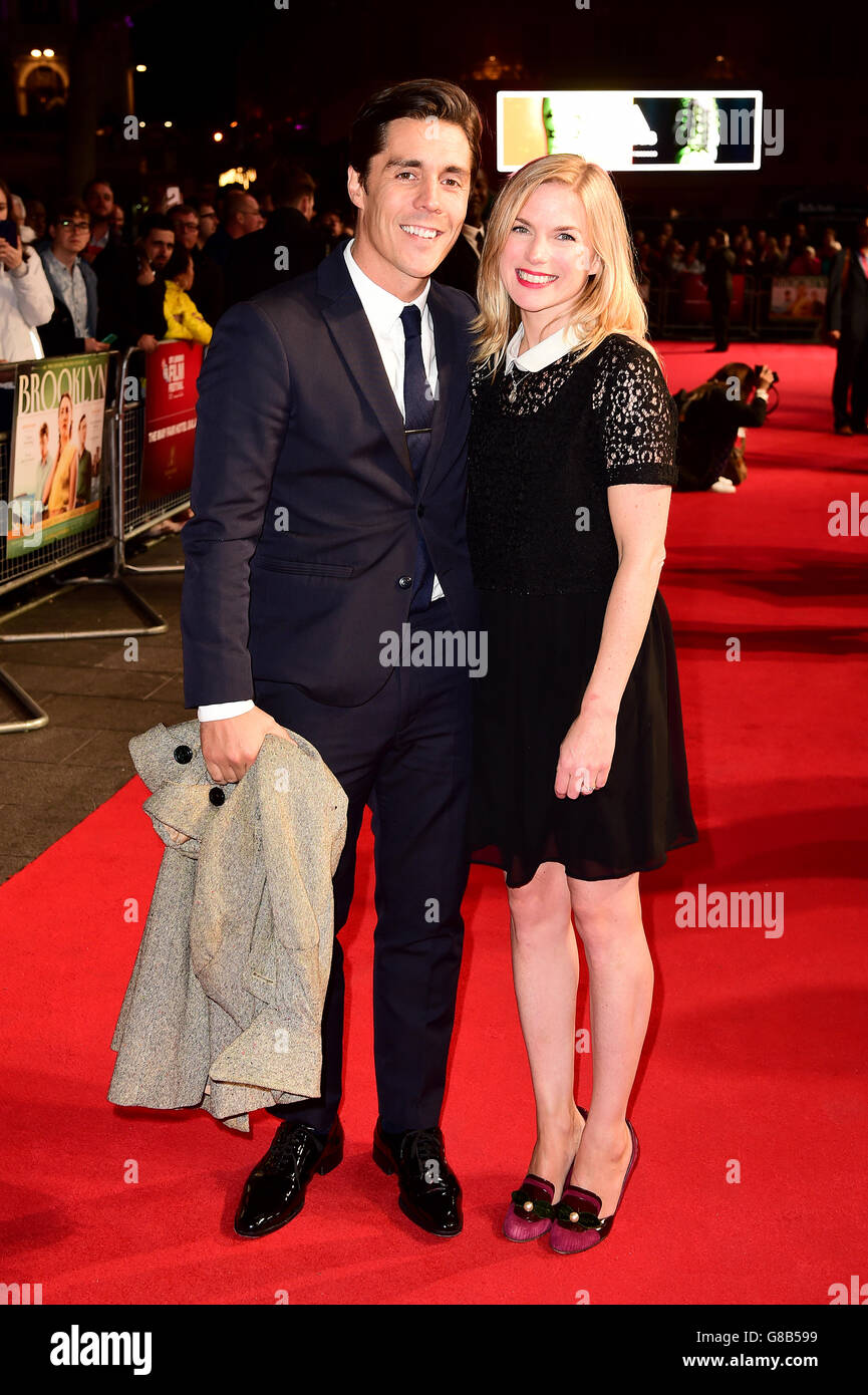 Eva Birthistle and Ross Barr attending the official screening of ...