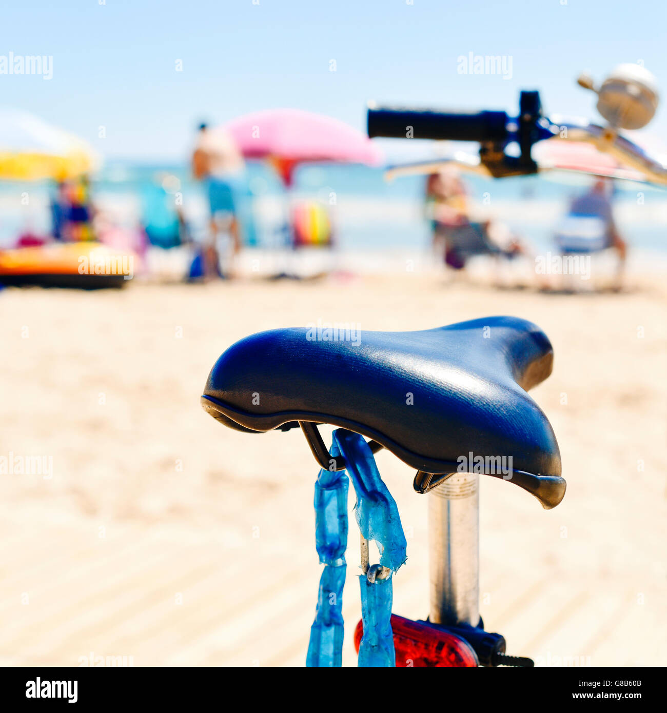 The summer coast beach beach transportation system hi-res stock ...