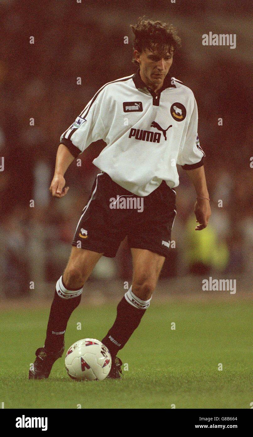 Soccer - Friendly - Derby County v Sampdoria. Stefano Eranio, Derby ...