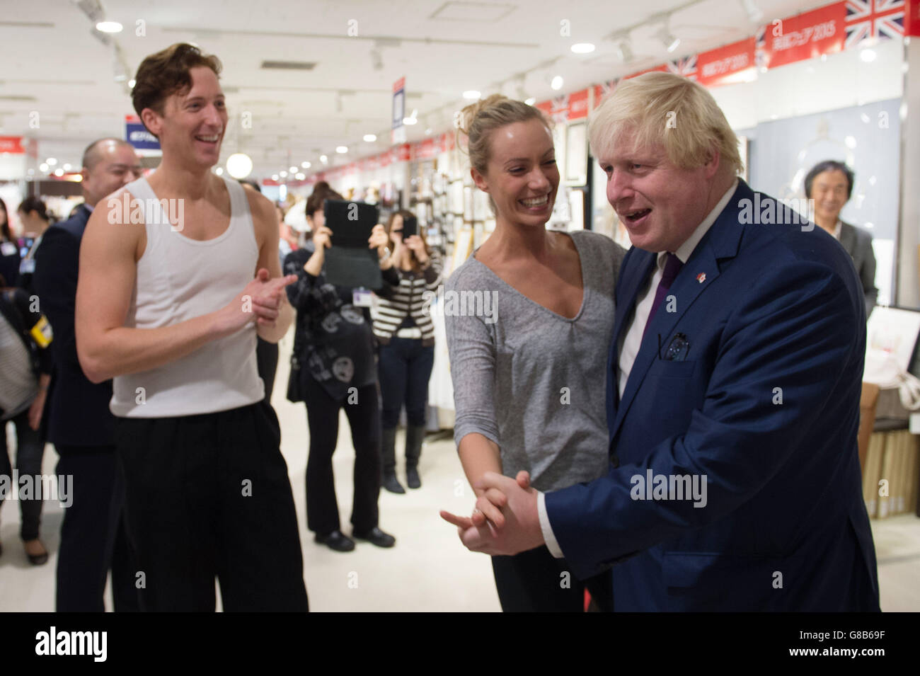 Boris Johnson visit to Japan - Day Two Stock Photo - Alamy