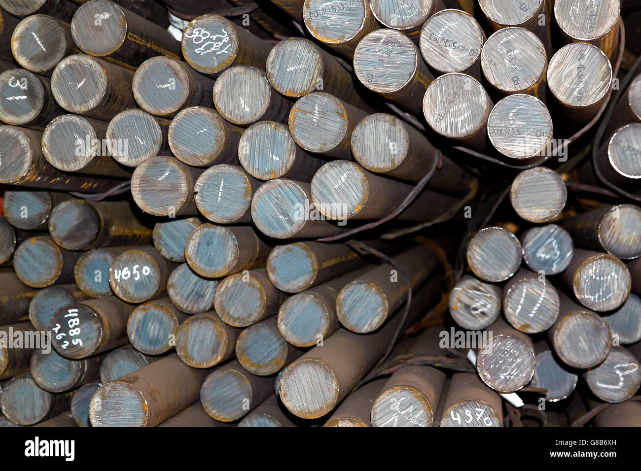 Round billets hi-res stock photography and images - Alamy