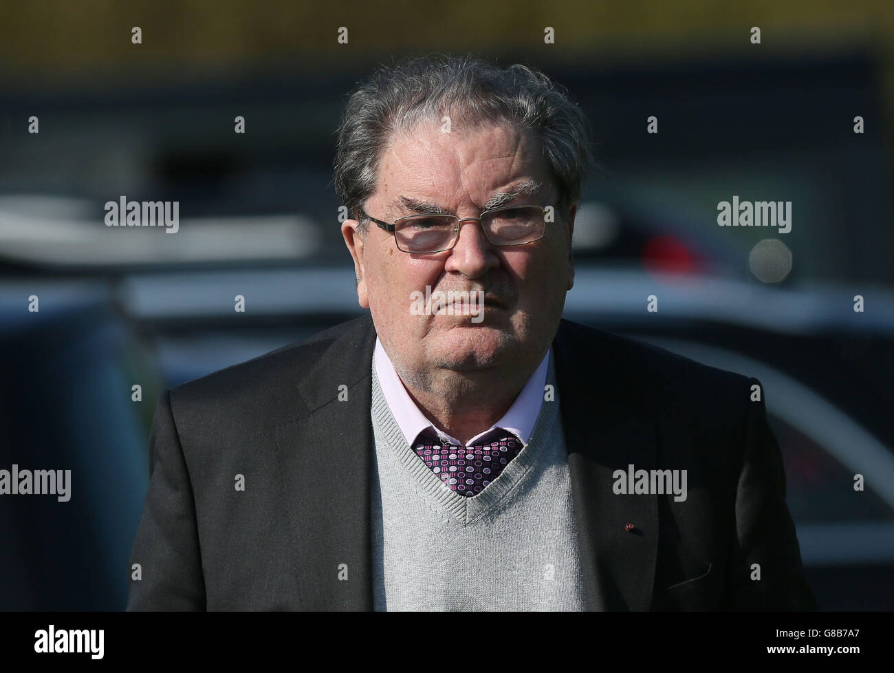Brian Friel funeral Stock Photo - Alamy