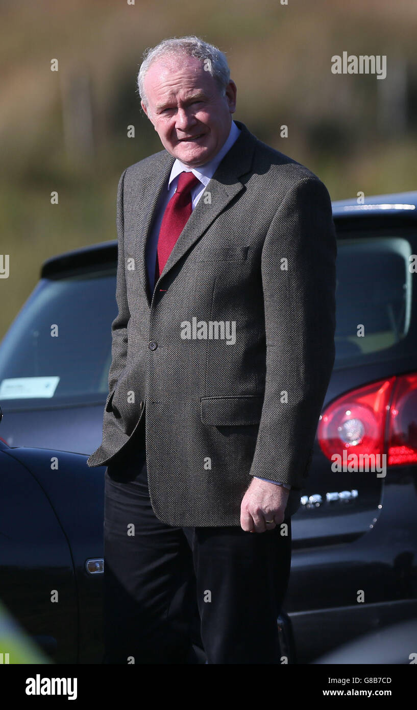 Brian Friel funeral Stock Photo - Alamy