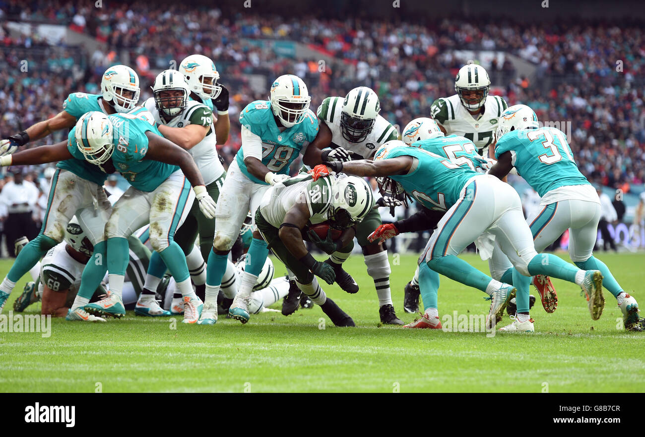 Touchdown during the nfl international match at wembley stadium hi-res ...