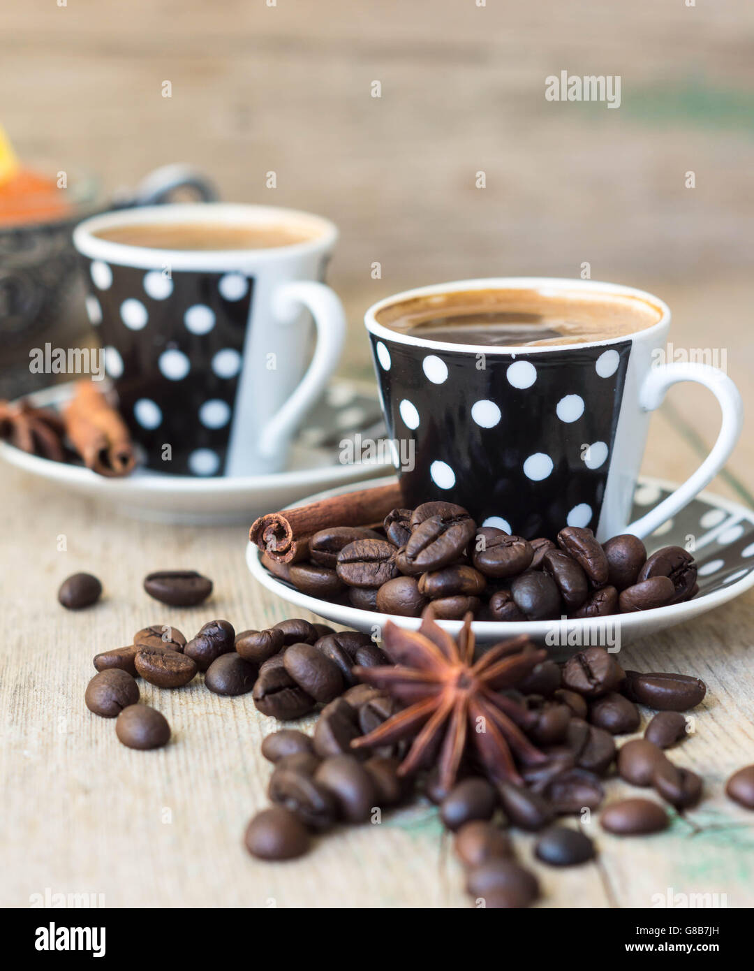 Turkish coffee and Turkish Delight Stock Photo - Alamy