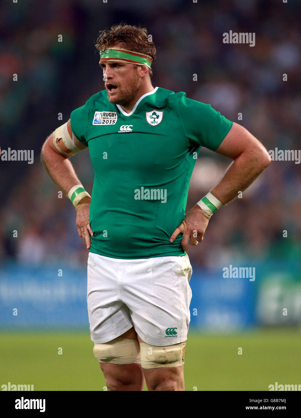Ireland's Jamie Heaslip during the World Cup match at the Olympic ...