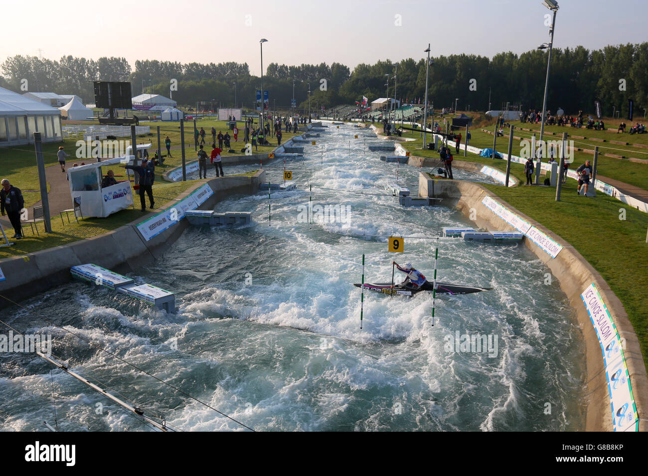 A general view of the white water course during day five of the 2015 ...