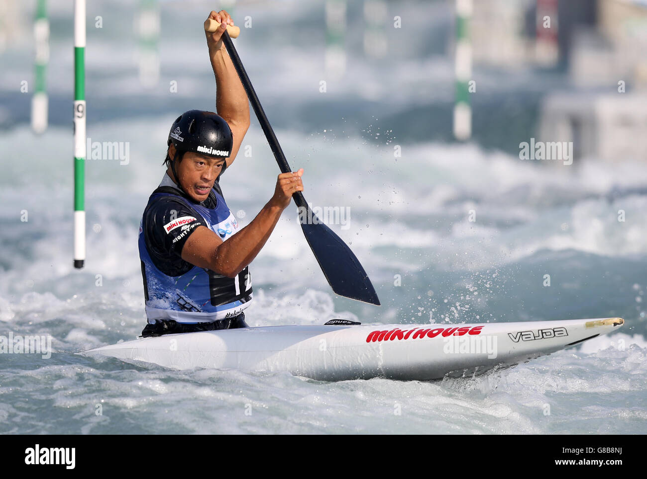 Japan's Takuya Haneda during the semi-final of the Men's C1 during day ...