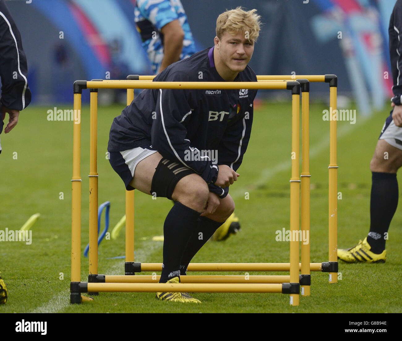 Scotlands david during training session at the royal grammar school hi ...