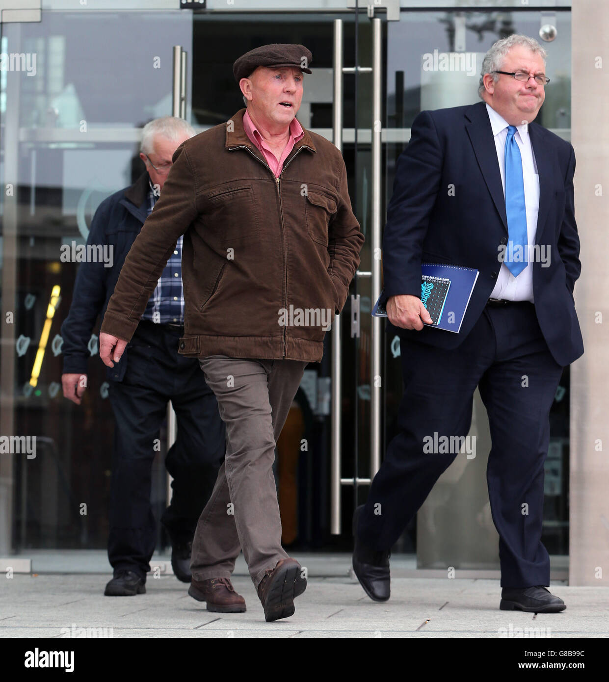 Thomas slab murphy leaves the special criminal court in dublin hi-res ...