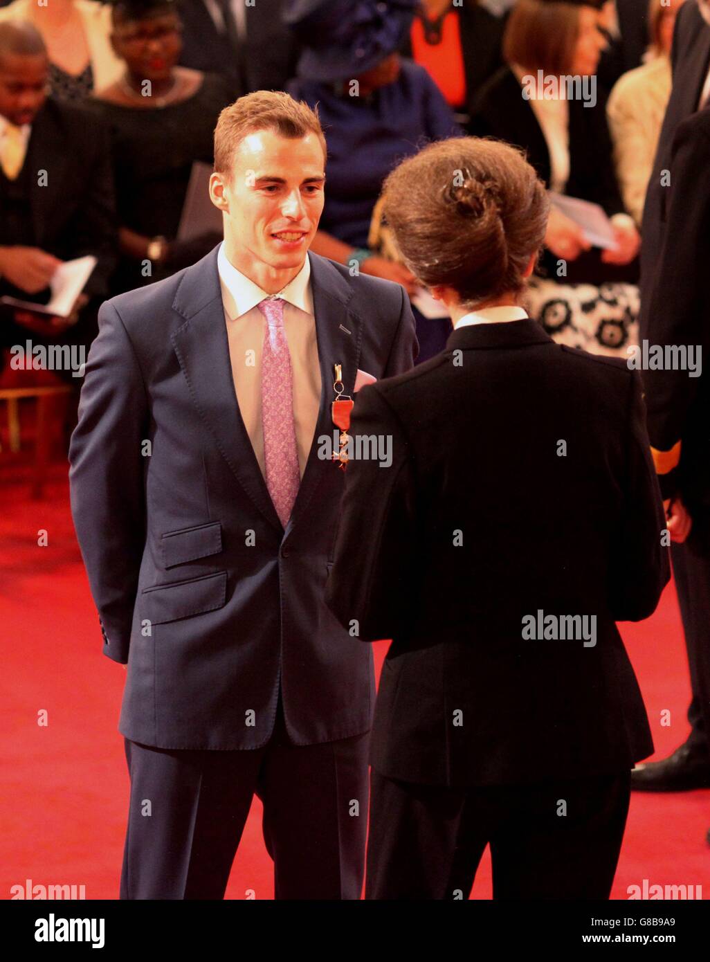 Mr Nicholas Matthew from Sheffield is made an OBE (Officer of the Order ...