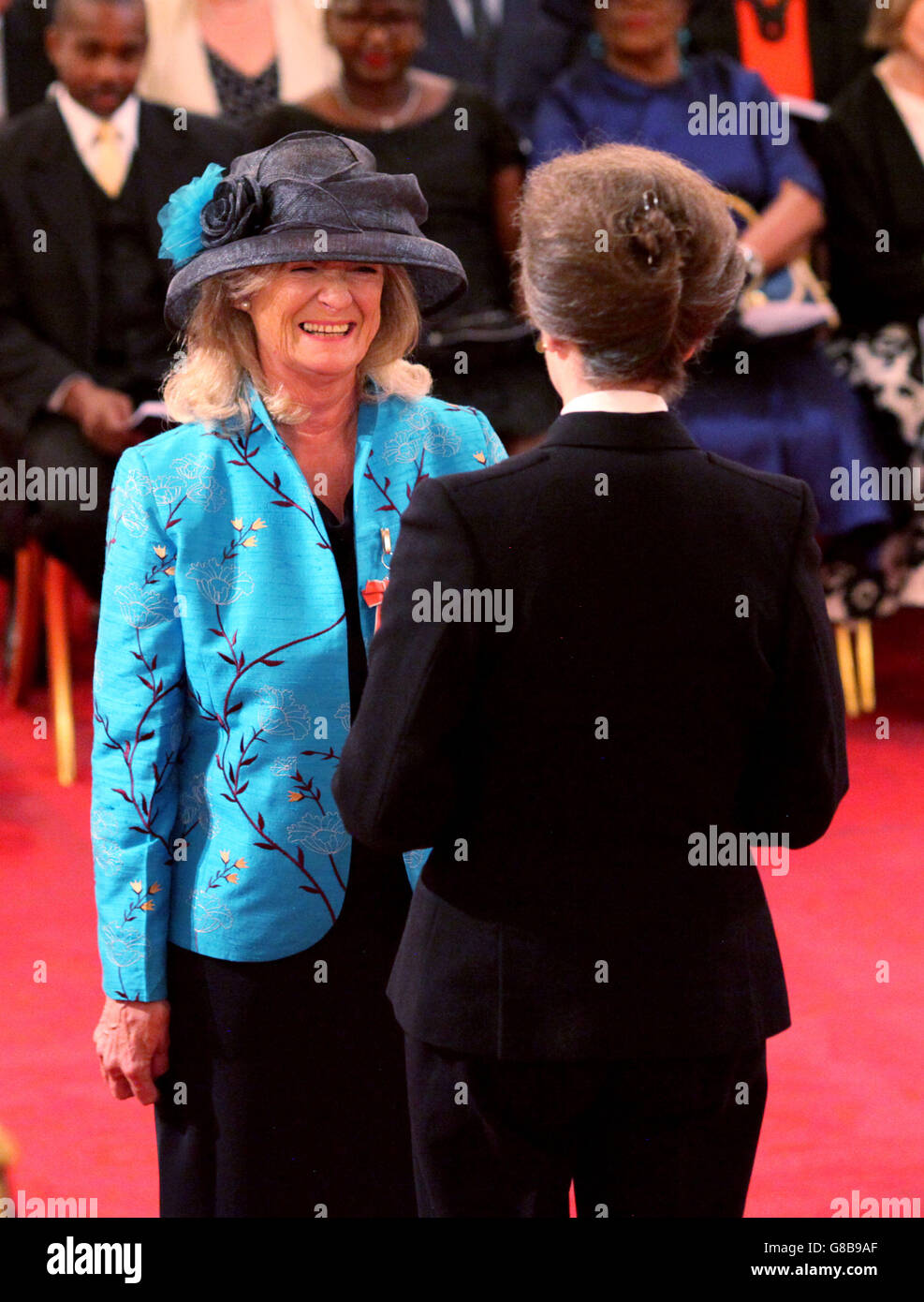 Mrs Clarissa Baldwin from London is made a CBE (Commander of the Order ...