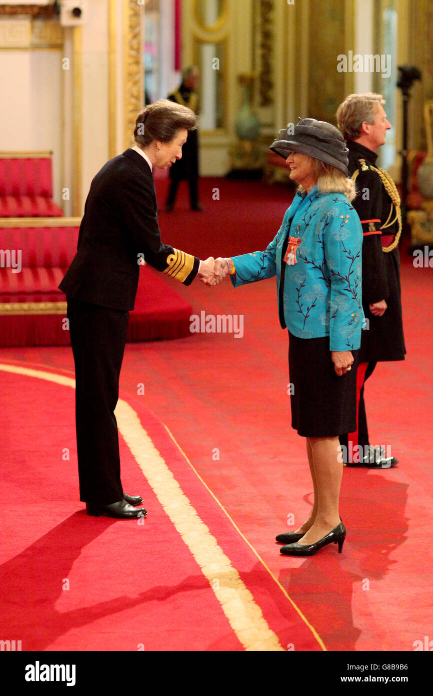 Mrs Clarissa Baldwin from London is made a CBE (Commander of the Order ...