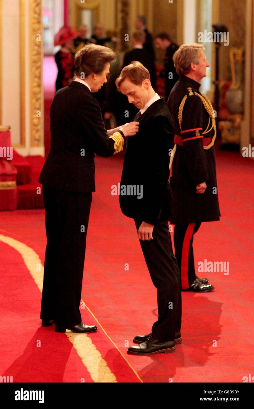 Mr Edward Watson from London is made an MBE (Member of the Order of the ...