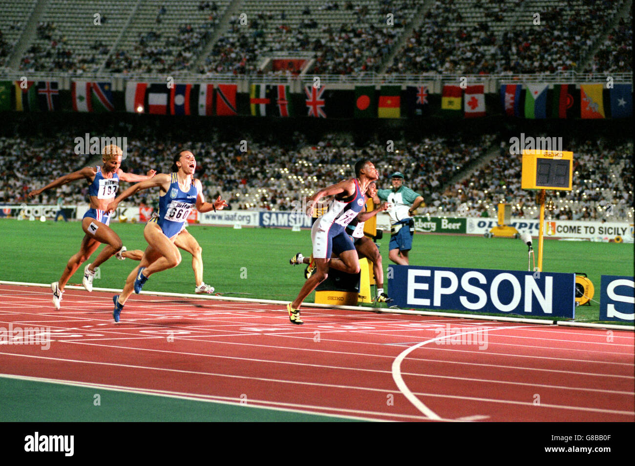 ATHLETICS ... 6TH IAAF WORLD CHAMPIONSHIPS IN ATHLETICS, ATHENS. Marion ...