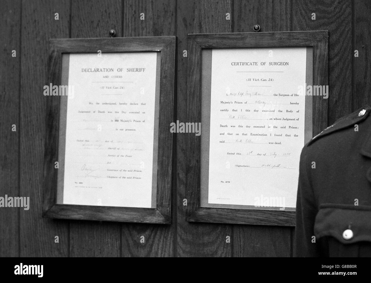 Ruth Ellis Execution Stock Photo - Alamy