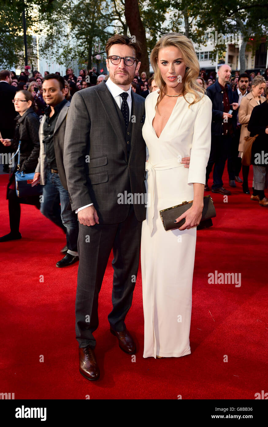 Alexandra weaver and peter ferdinando attending the high rise premiere ...