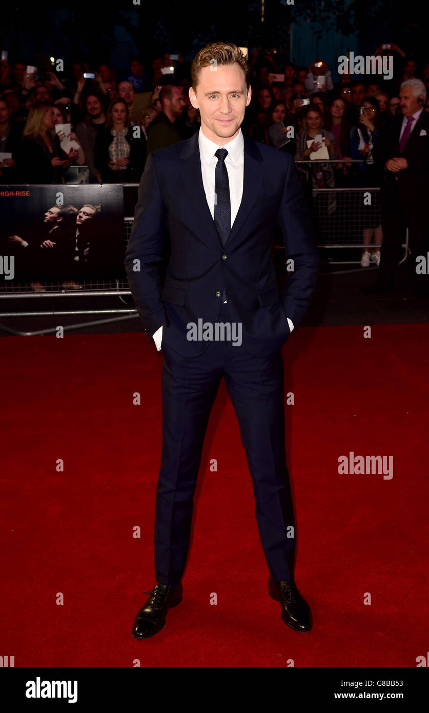 Tom Hiddleston Attending The High Rise Premiere High Resolution Stock ...