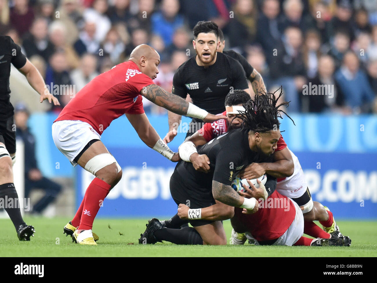 New zealands maa nonu during the rugby world cup hi-res stock ...