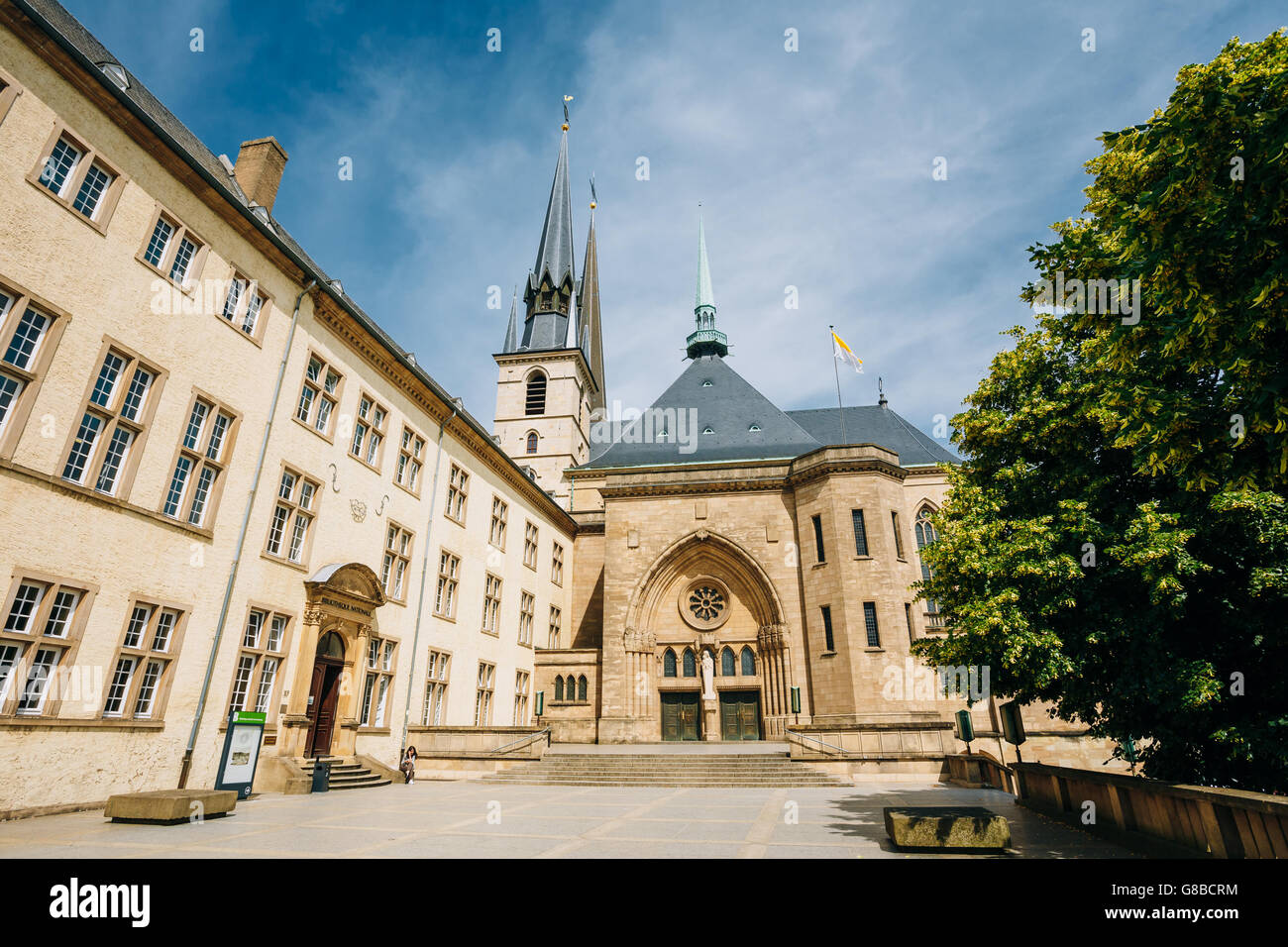 Notre dame cathedral luxembourg hi-res stock photography and images - Alamy