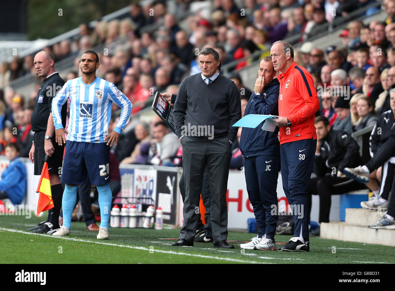 Coventry city coach jamie clapham hi-res stock photography and images ...
