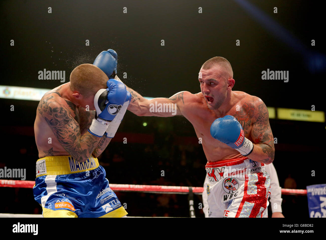 Boxing - Manchester Arena Stock Photo - Alamy