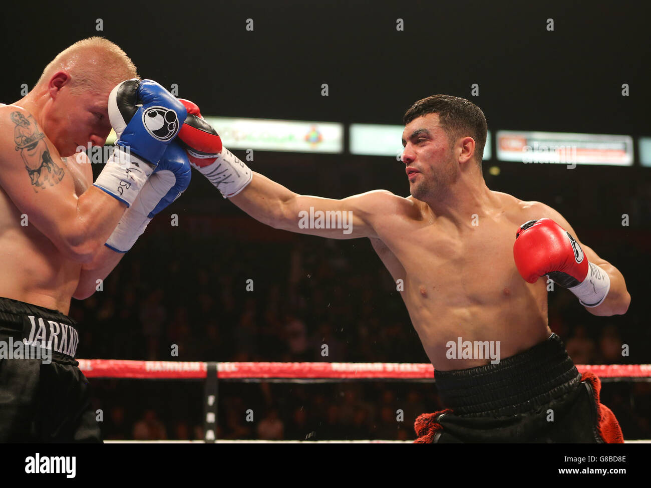 Super Lightweight Bout Manchester Arena High Resolution Stock ...
