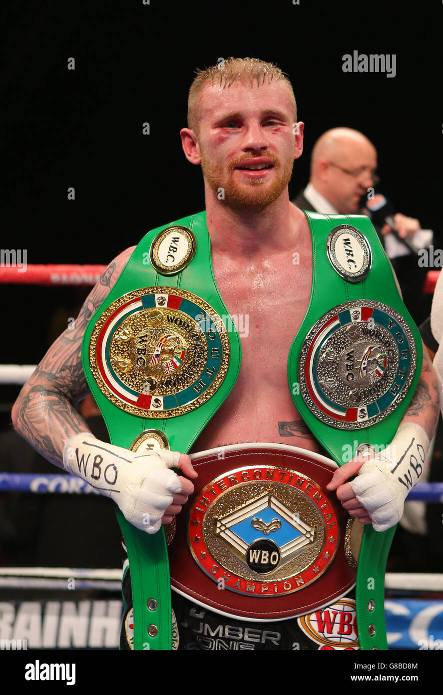 'Jimmy' Kilrain Kelly celebrates beating Martin Fidel Rios during their ...