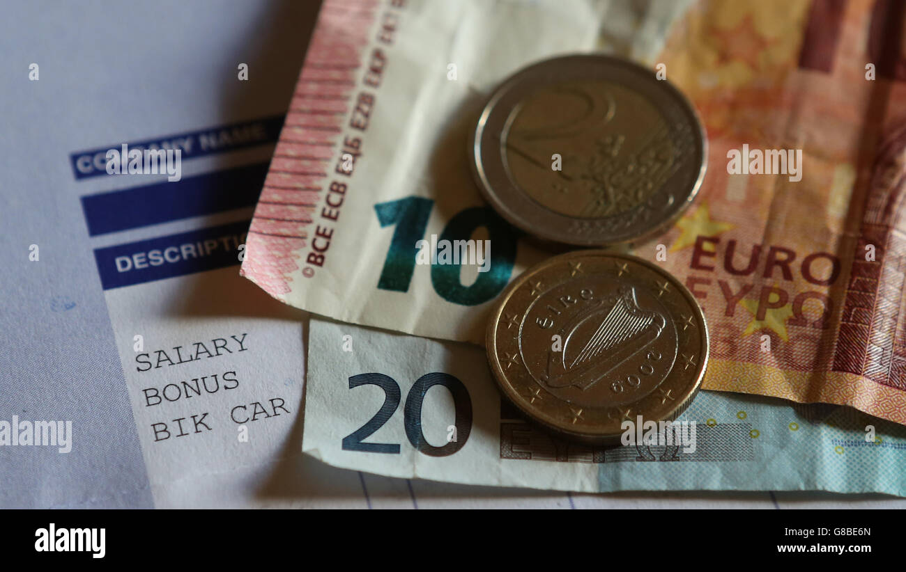 Irish budget 2016 Stock Photo - Alamy